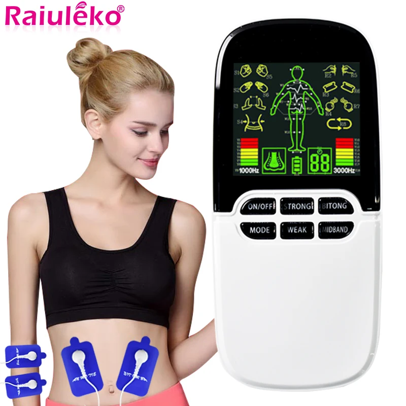 Muscle Stimulator Tens Multi Functional Dual Output Cupping Acupuncture ...