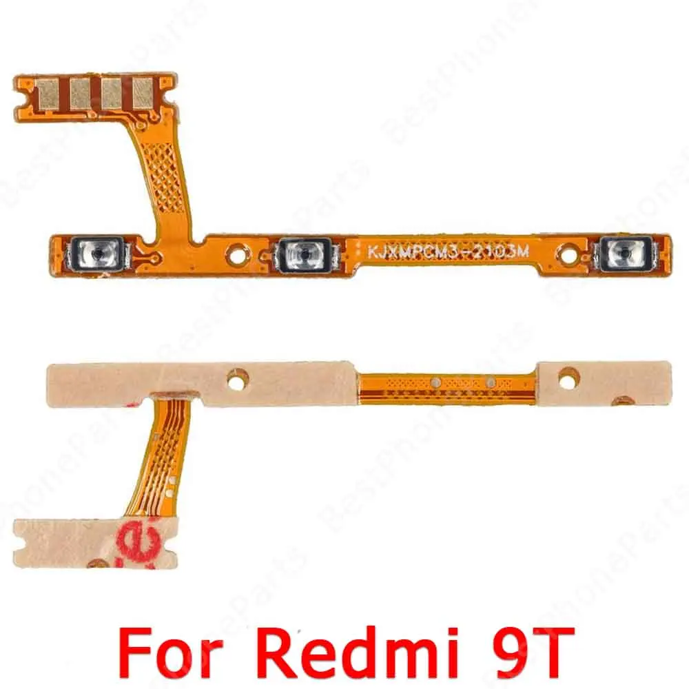 For Xiaomi Redmi 9T Mute Switch Key Power On Off Volume Side Button ...