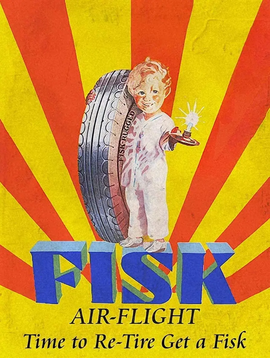 Lplpol Fisk Air Flight Tires Time to Re Tire Get a Fisk, Vintage ...