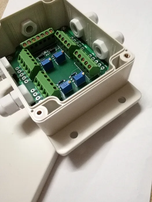 Four Inputs One Output load Cell Junction box / loadometer Weighing ...