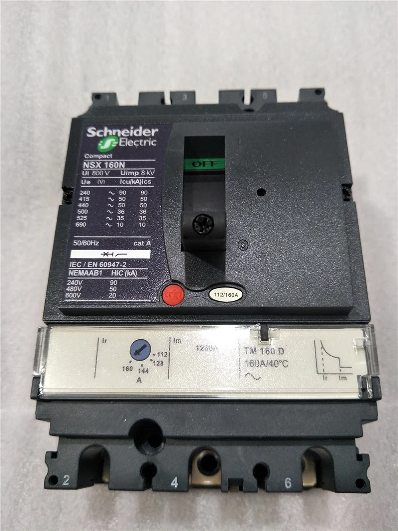Schneider Electric Compact Nsx Molded-case Circuit Breakers Switch Mccb Nsx160n 3p3d 4p3d Tm80d ...