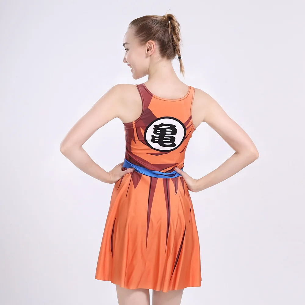 Anime Dragon Ball Son Goku Cosplay Costume For Woman - AllCosplay.com