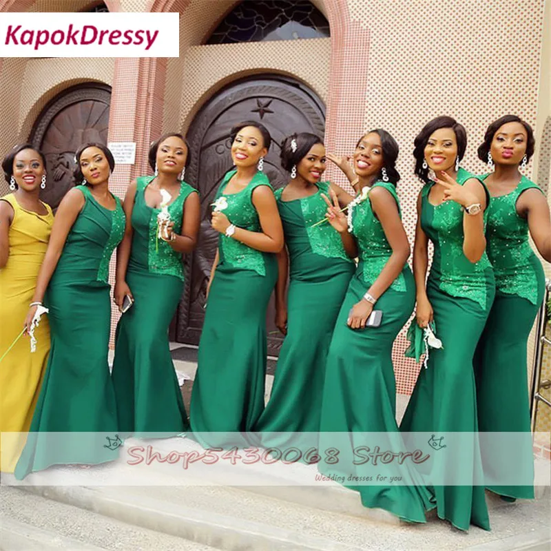 Emerald Green Bridesmaids Dresses