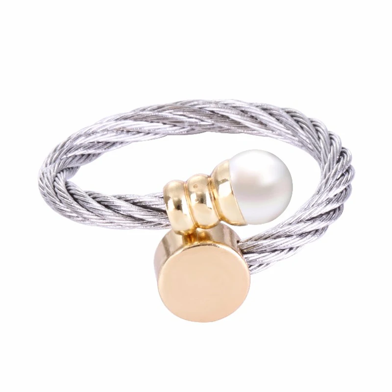 Chran-Exquisite-Round-Shell-Pearl-Rings-for-Women-Classic-Silver-Plated ...