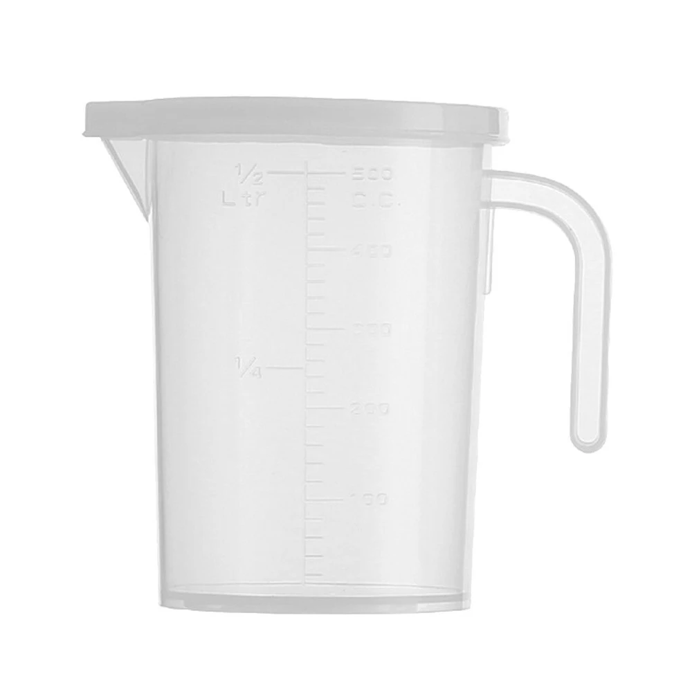 Transparent Kitchen Liquid Scale Measuring Cup Graduated Beaker 500m ...