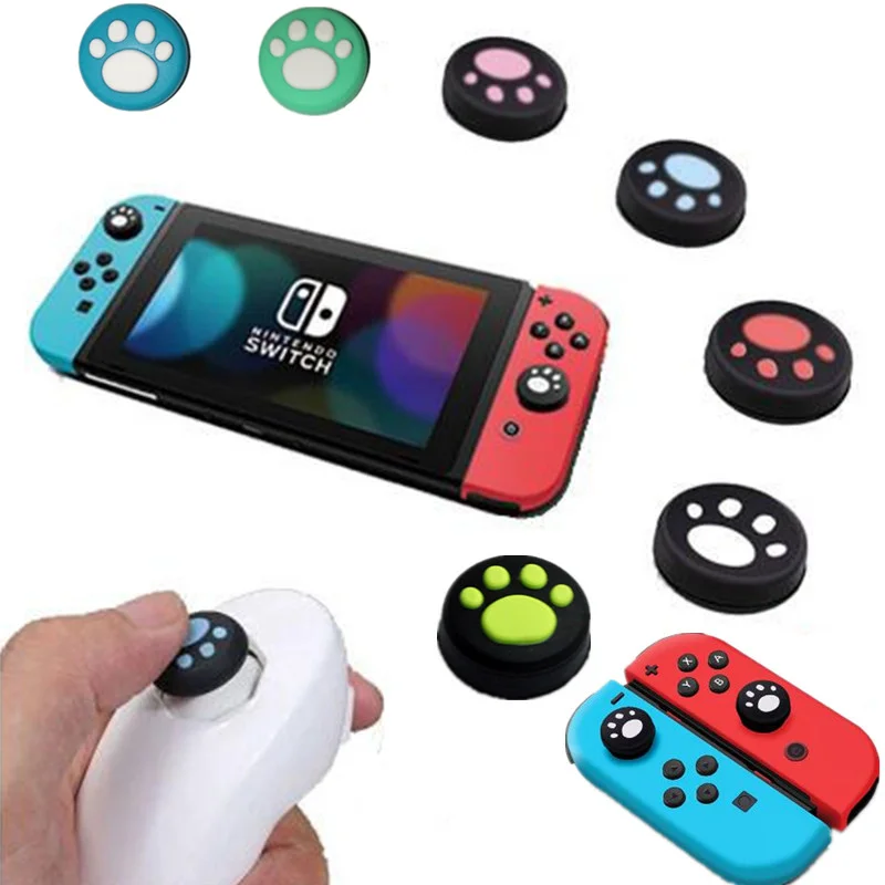 100pcs-Silicone-Analog-Thumb-Stick-Grips-Caps-for-Nintend-Switch-NS ...