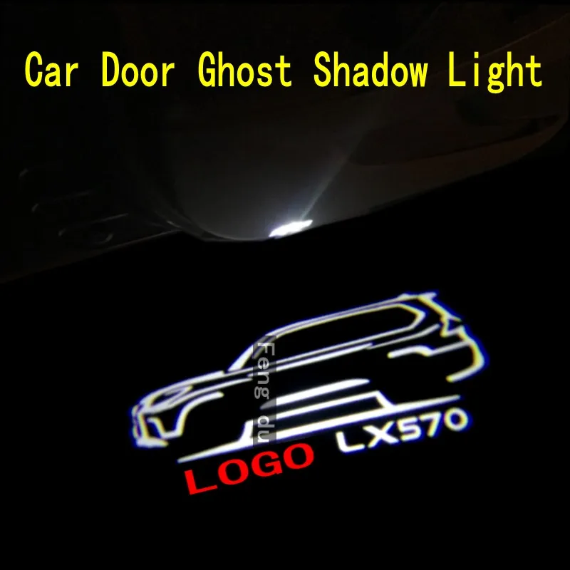 2pcs For 2007 2022 Lexus LX570 lx LED Car Door Light Projector Ghost ...