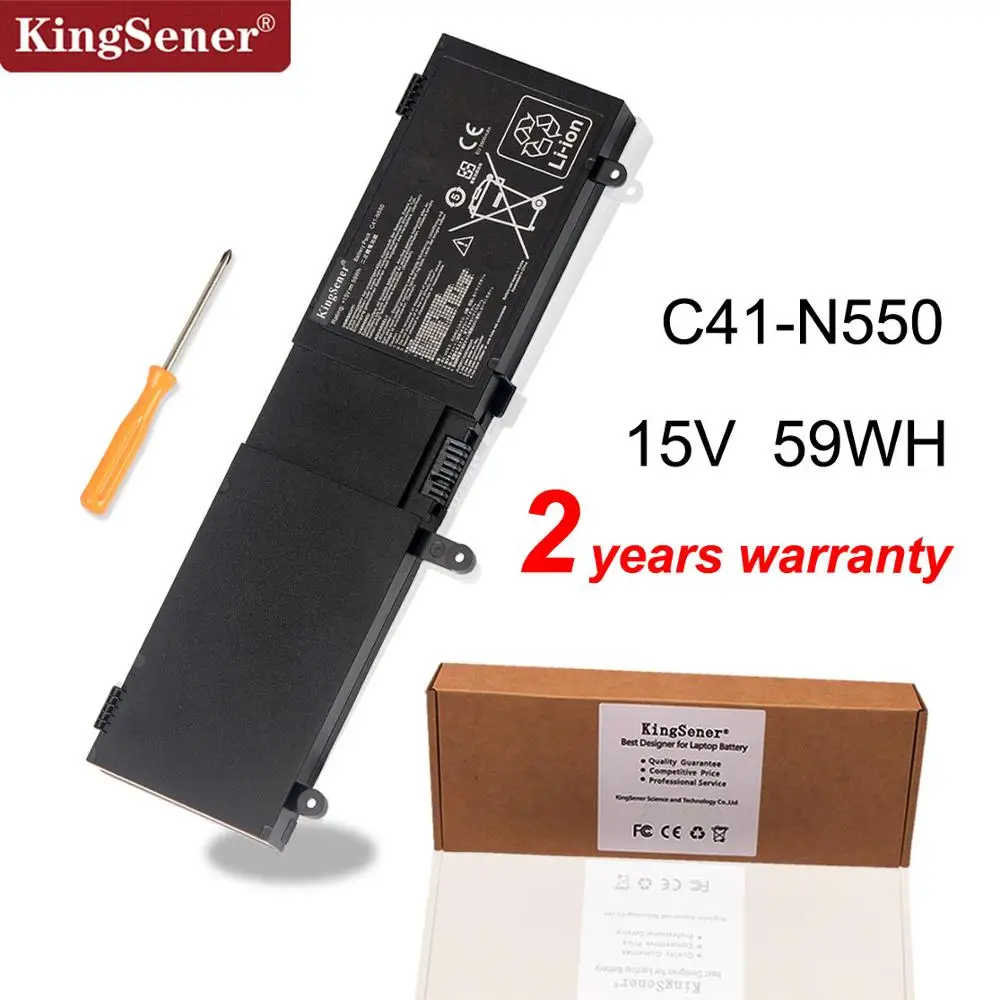 Kingsene C41-n550 Laptop Battery For Asus N550 N550ja N550jk N550jv ...