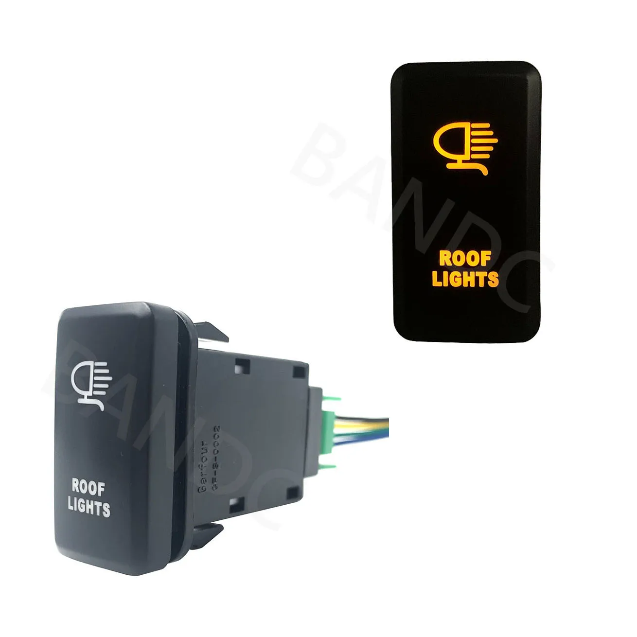 Orange-Led-Lamp-ROOF-LIGHTS-Push-Switch-for-Toyota-Landcruiser-100 ...