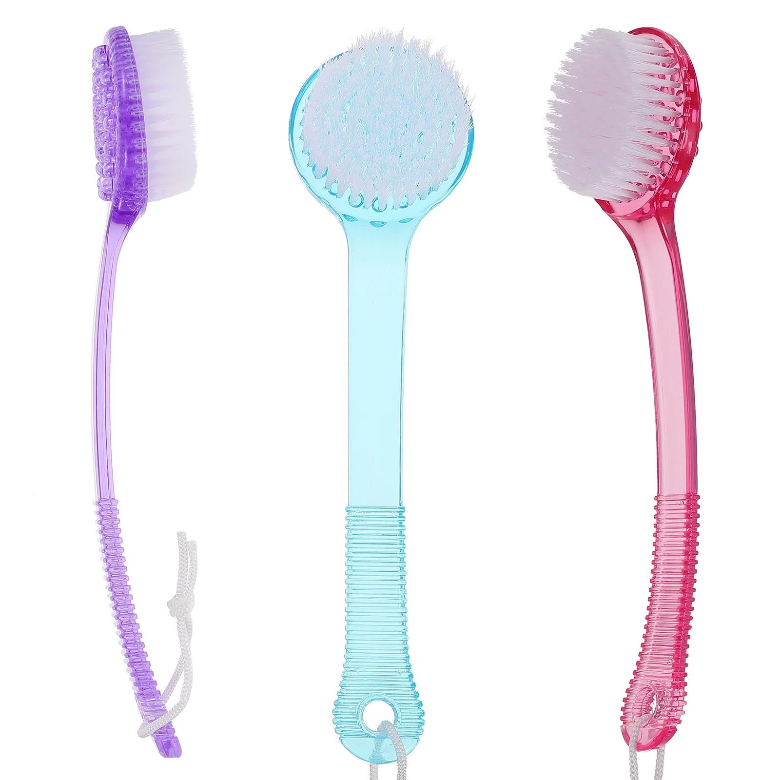 3Pcs Long Handle Bathing Brushes Back Bath Brushes Back|Cleaning ...