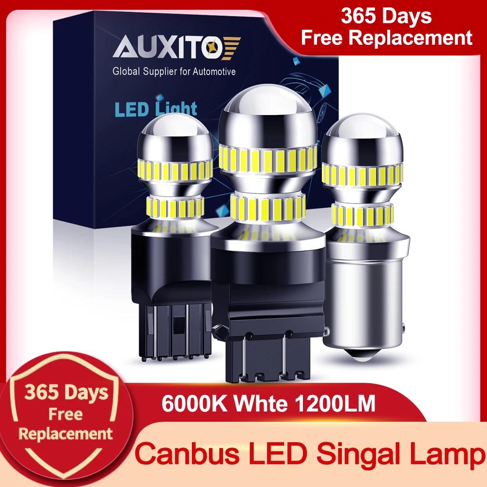 2x T20 Led W21/5w 7443 7440 Drl Reverse Singal Light 3156 3157 Car Leds ...