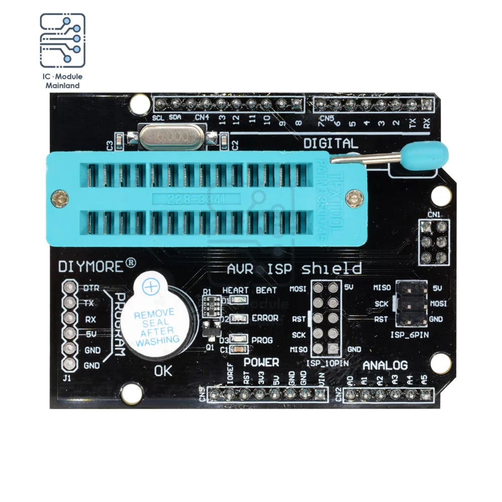 AVR-ISPUniversal-programador-placa-de-expansi-n-Shield-Burning-Bootloader-Atmega328p-m-dulo ...