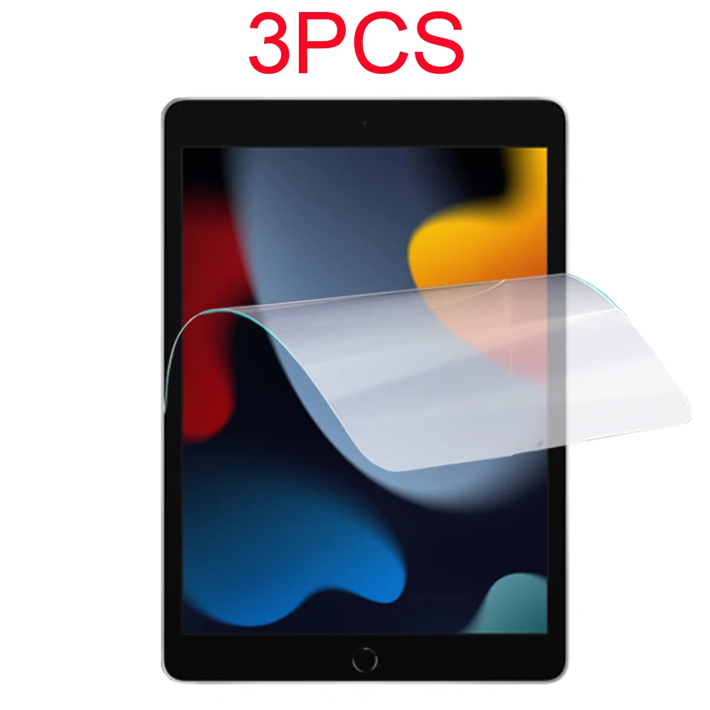 3PCS Soft PET Film For iPad 9 2021 10.2 7TH 8TH 9TH generation Pro 11 ...