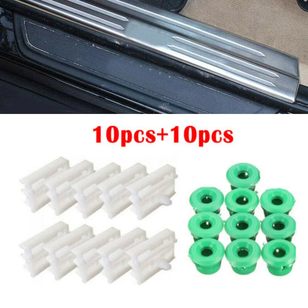 10x-Side-Sill-Skirt-Clips-10x-Rocker-Panel-Moulding-Clips-For-BMW-E36 ...