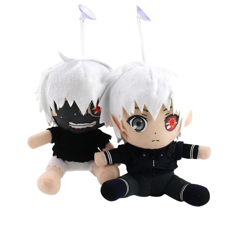 17cm Anime Tokyo Ghoul Kaneki Ken Plush Pendant Toys Soft Stuffed Dolls ...