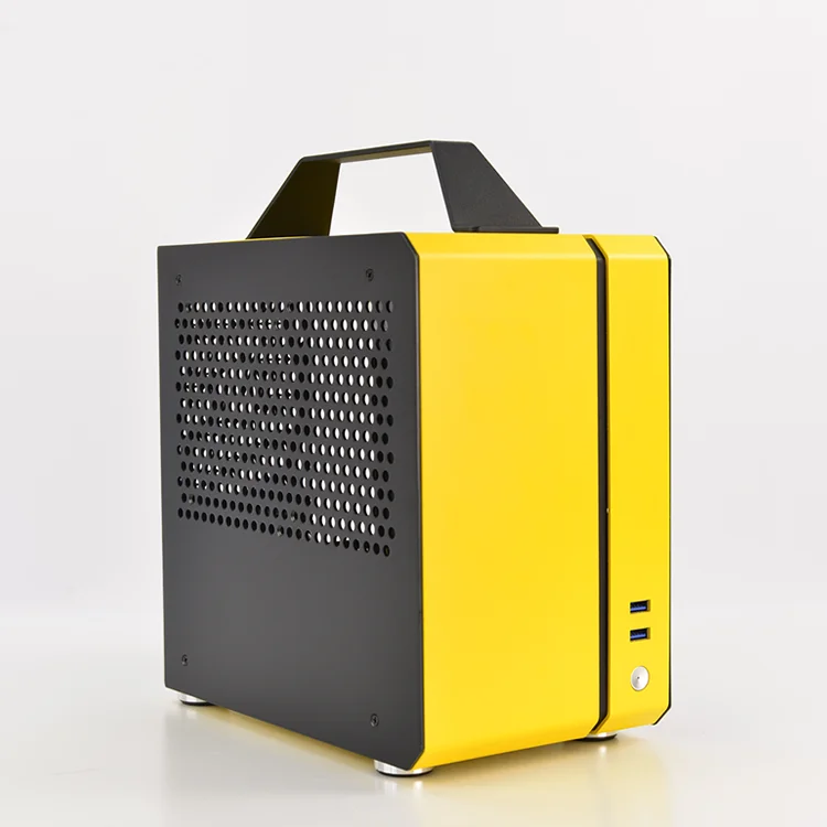 C24 Sugar Cube 정신 패널 버전 휴대용 컴퓨터 케이스 PC 케이스 Mini ITX 게임용 컴퓨터 섀시|컴퓨터 케이스 ...