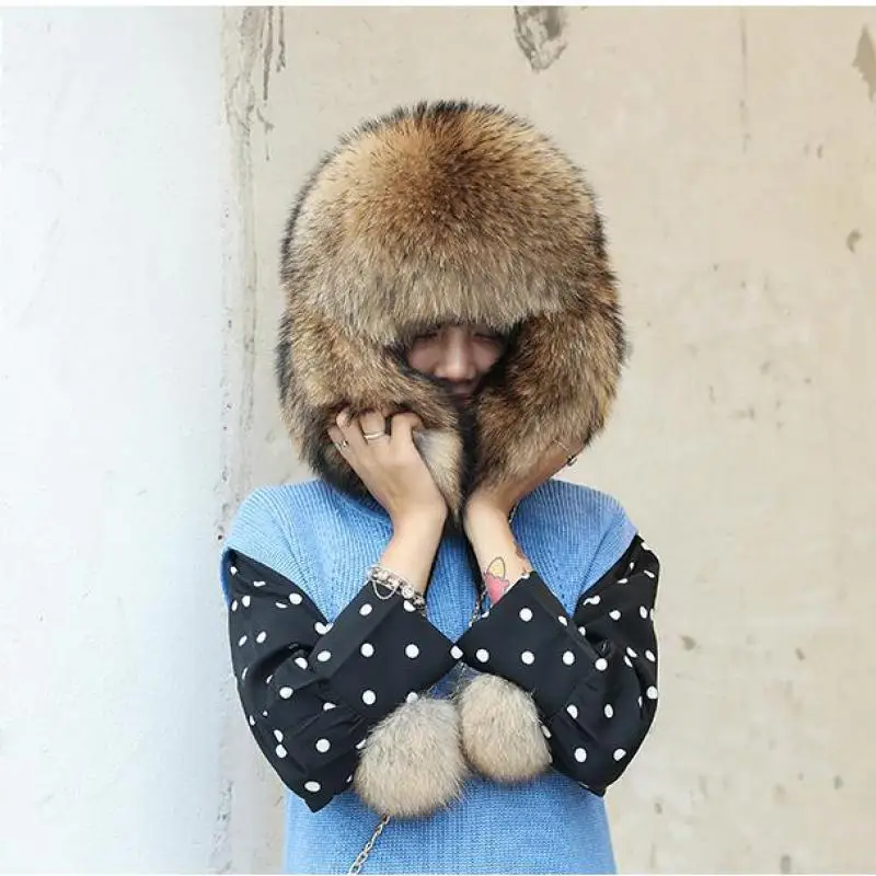Casquette Chapeau En Fourrure De Renard Pour Femme Chapeau De Raton