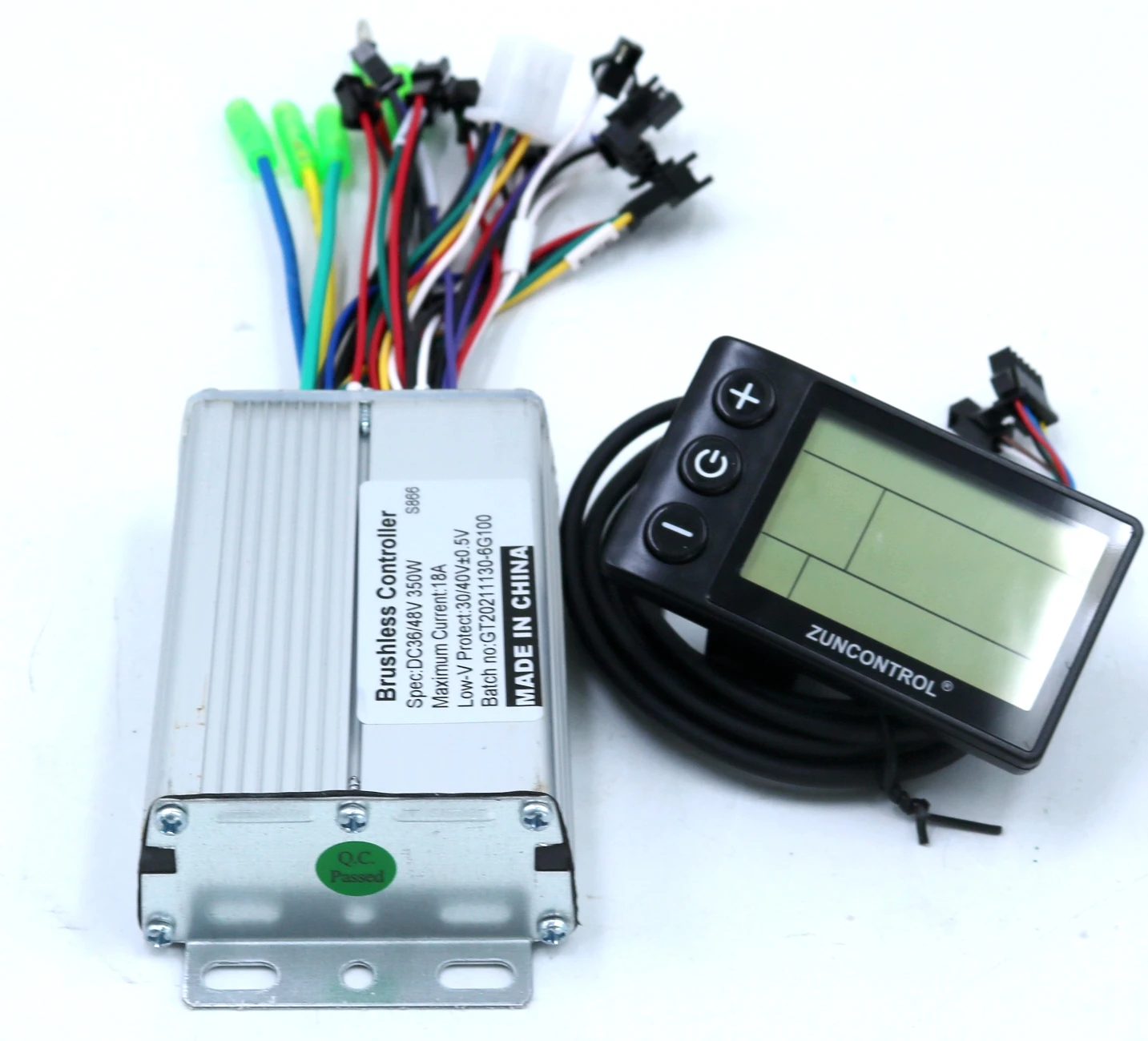 GREENTIME 36V 48V 60V 350W 18A motor controller E bike brushless speed ...