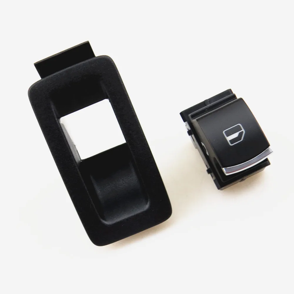 Car Window Control Switch Regulator+Black Mounting Frame For VW Passat ...