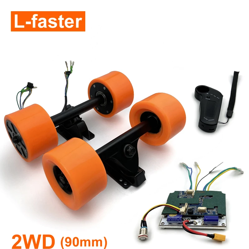 Electronic Longboard Hub Motor Kit Skateboard Brushless Motor Wheel ...