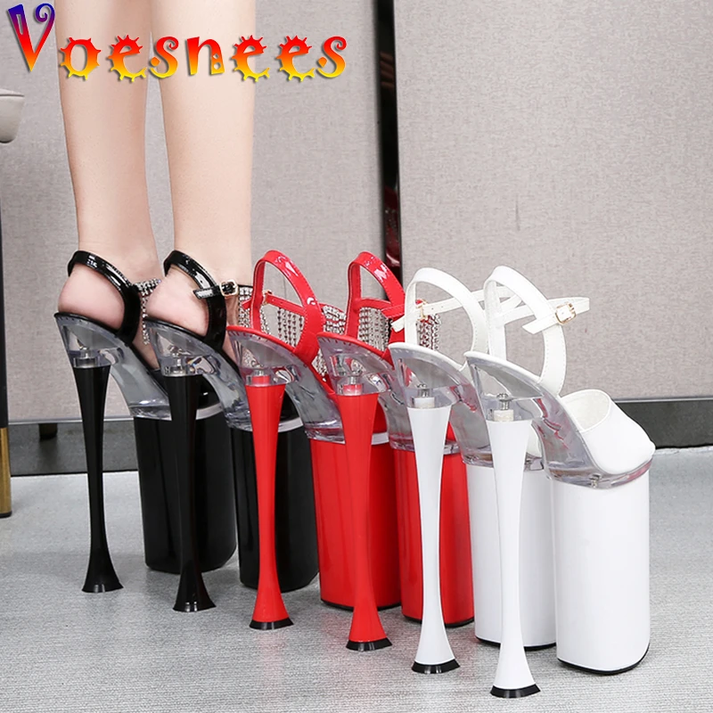 Sandals Women Summer New 2021 Sexy Platform Super High Heel Sandals ...