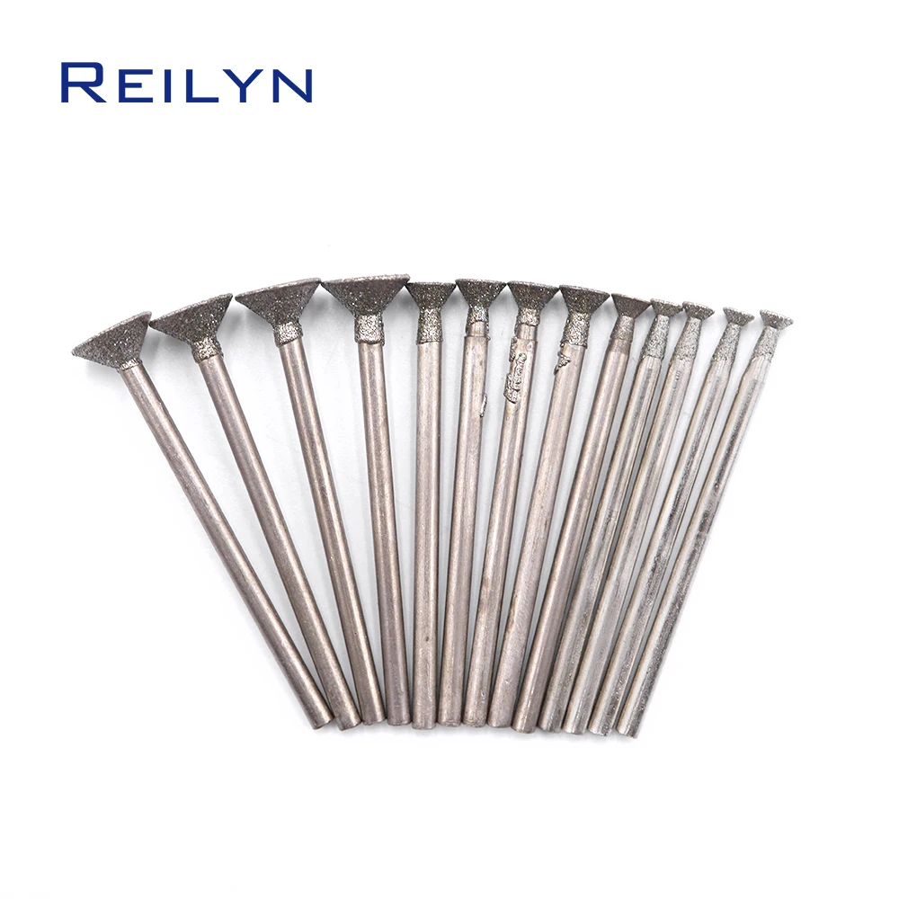 C2 type Fine grain Emergy diamond grinding burr teeth grinding bits ...
