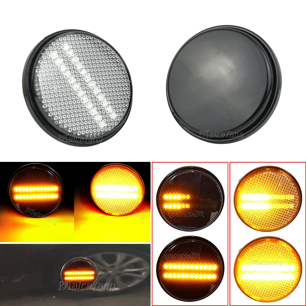2 Pcs Led Side Marker Lights Turn Signal Light For Mazda Mx-5 Mk1 Mk2 ...