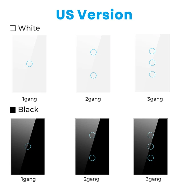 WETEN 433 Mhz Receiver RF Remote Control Wireless Wall Switch for ...