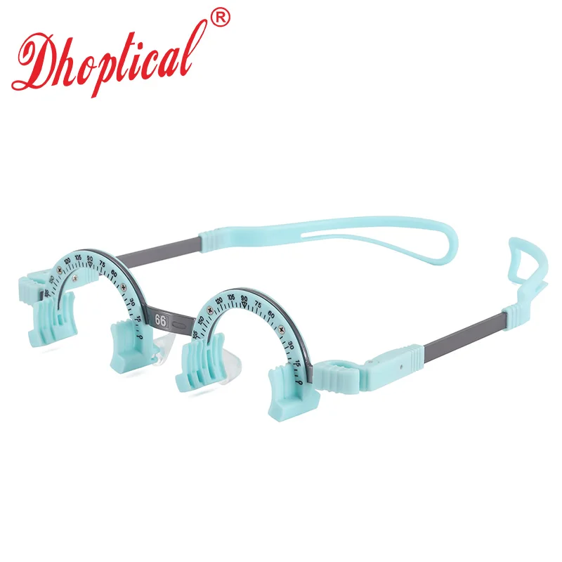 Titanium Alloy Trial Frame Half Rimless Frame Optical Use Three Lens ...
