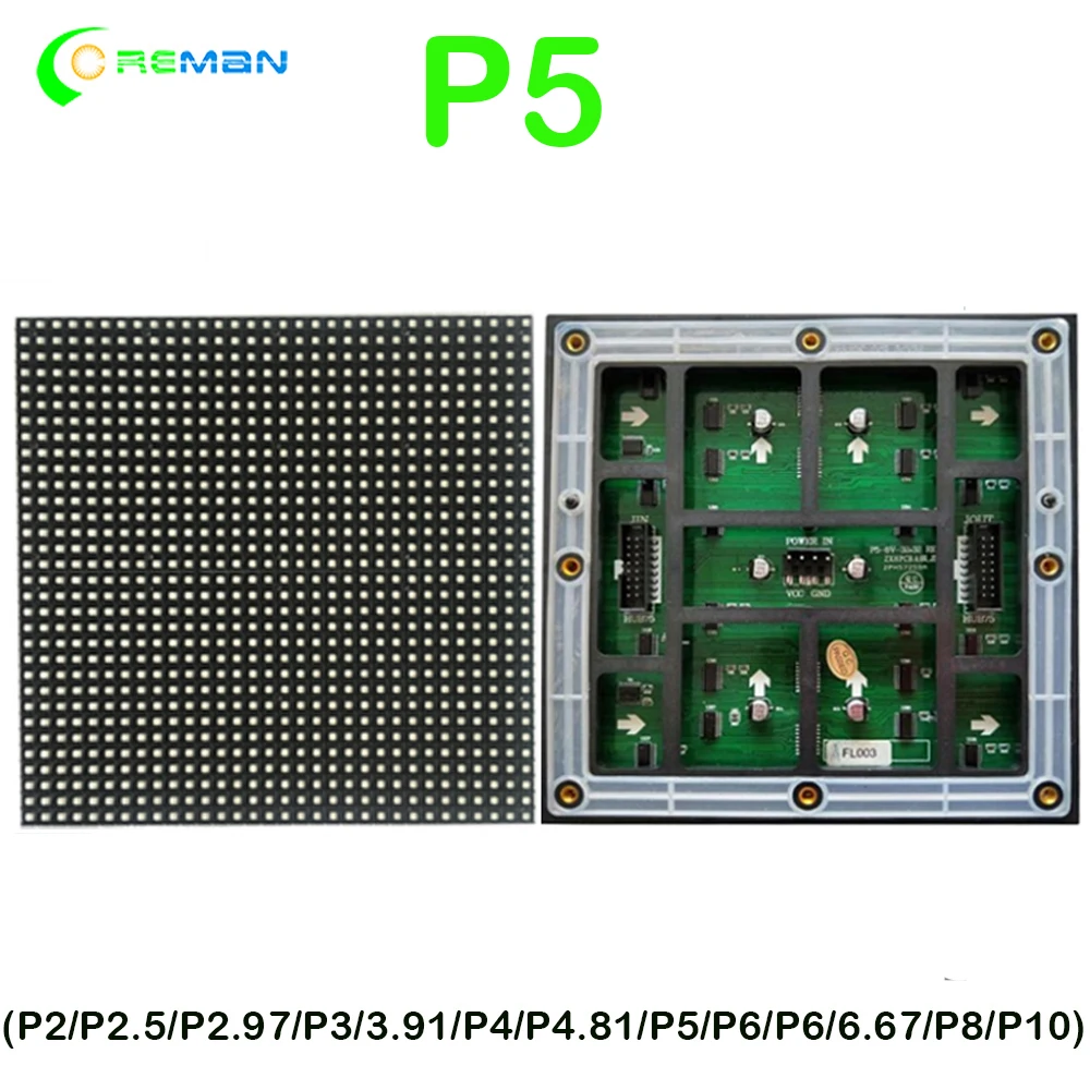 Wholesale price outdoor led screen led module p5 8Scan HUB75 , SMD full ...