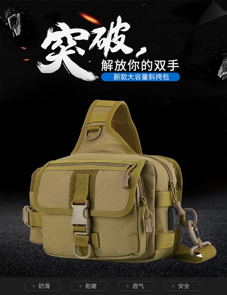 Sacs à dos randonnée,Sac à bandoulière militaire tactique pour hommes ...