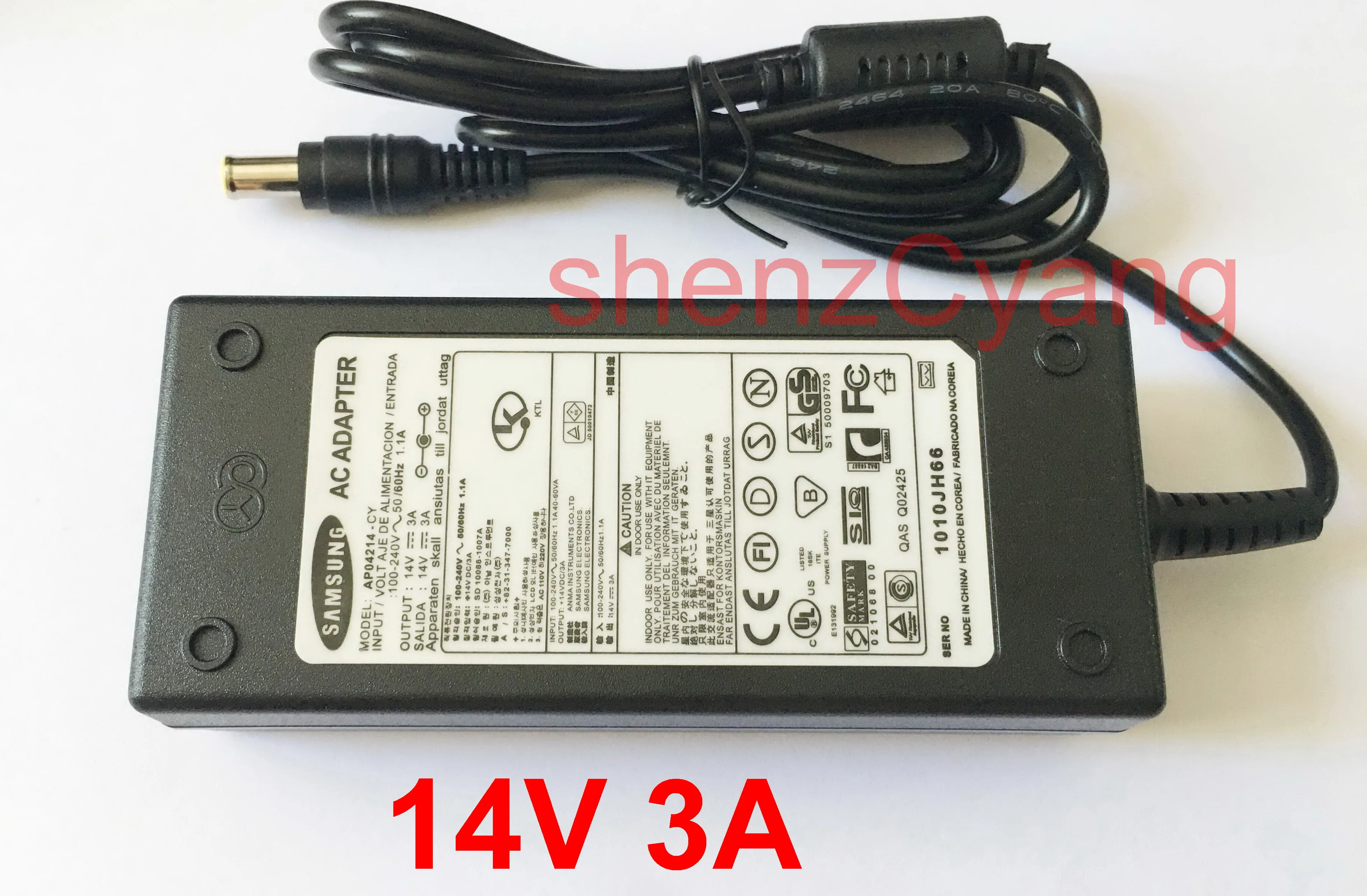14v 3a Adapter For Samsung Lcd Monitor Bx2235 S22a100n S19a100n ...