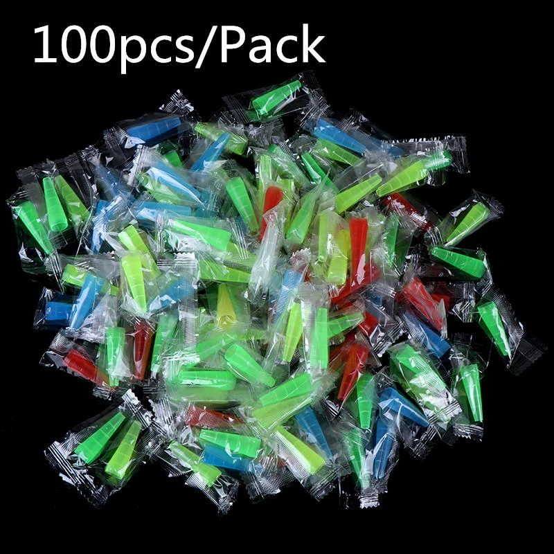 100pcs/Pack Disposable Colorful Drip Tip Shisha Mouthpiece Hookah/Water ...