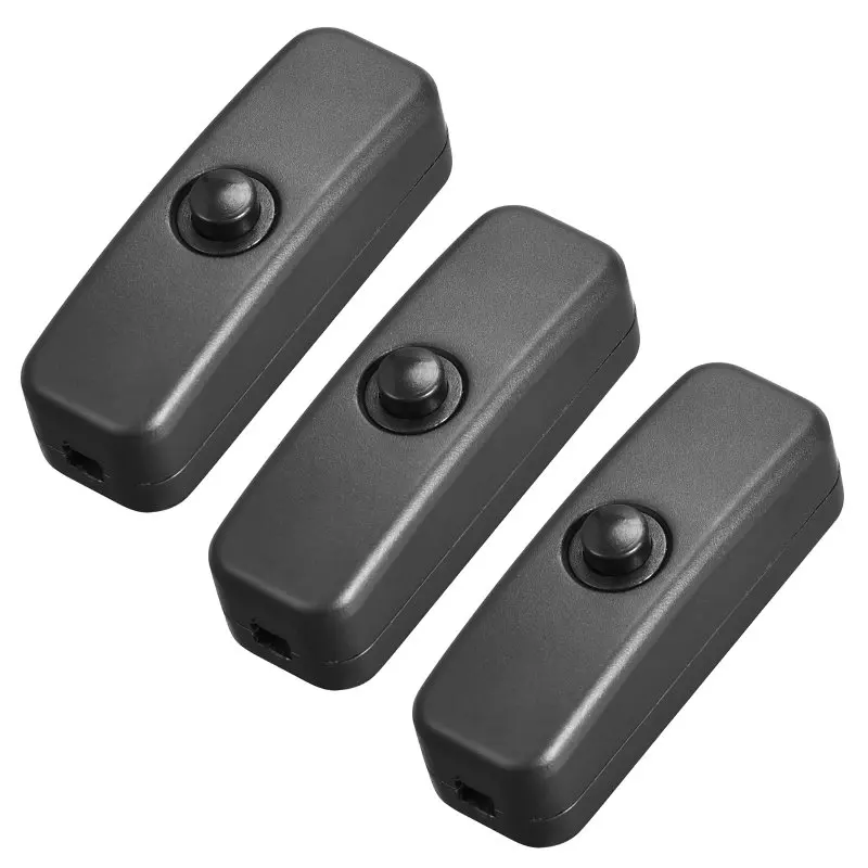 3 Pack - DC Inline ON/OFF Cord Switch DIY AC/DC250V 1A