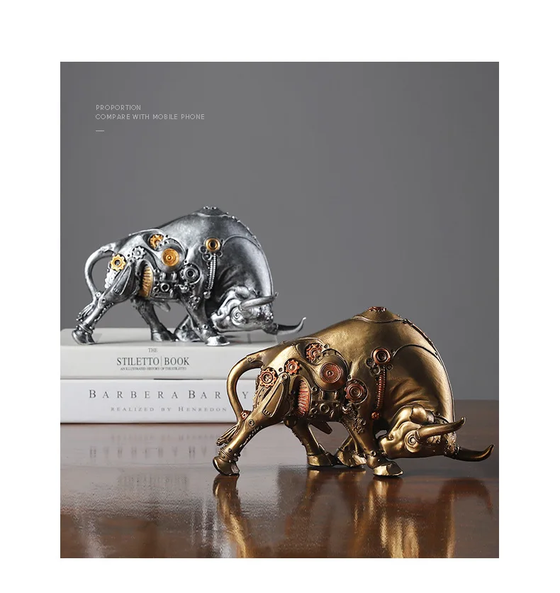 Buy Steampunk Mechanical Bull Statue at Best Prices