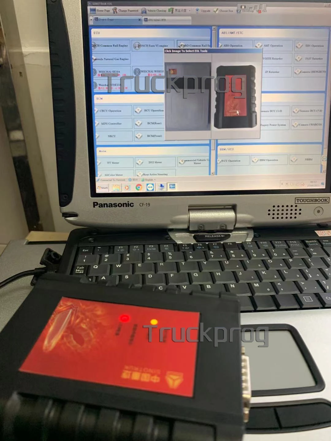 For Sinotruck Eol Obd Diesel Truck Scanner Diagnostic Tool For Howo A7 ...