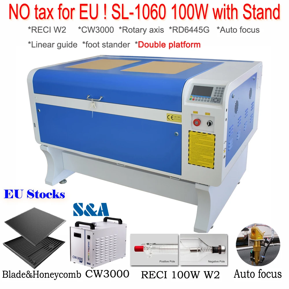 NEW-RECI-Laser-100W-CO2-Laser-Engraver-and-Cutting-Machine-SL1060-1000 ...