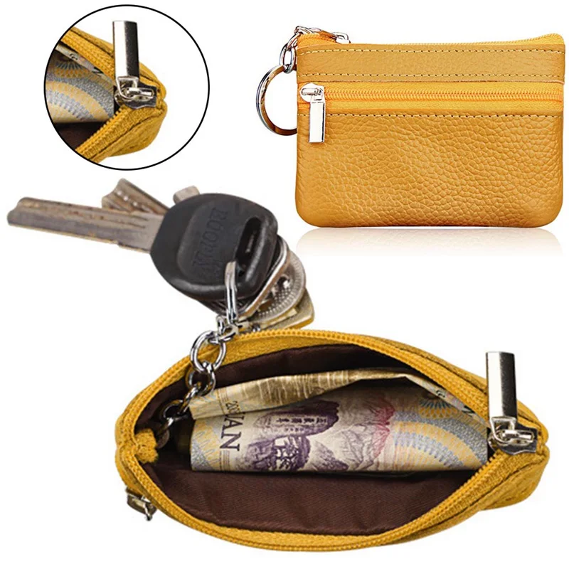 PU Leather Coin Purses Women's Small Change Money Bags Pocket Wallets ...