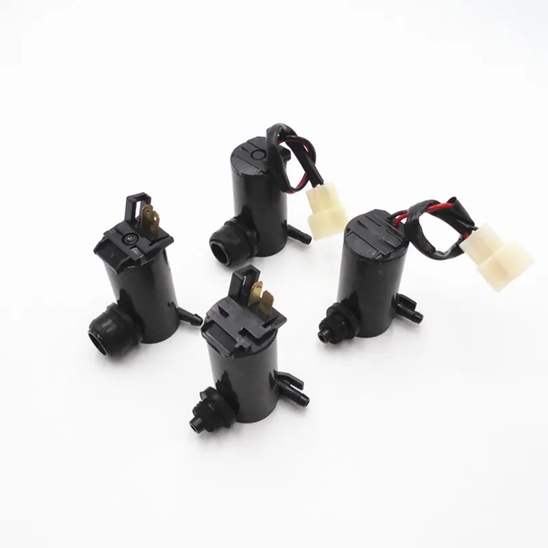 범용 자동차 유리 와이퍼 1 개 12v 24v 앞 유리 와이퍼 와셔 펌프 워터 제트 모터차량 앞유리용 와이퍼