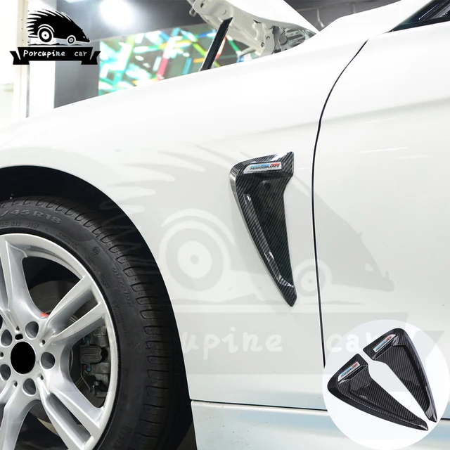 Shark Gills Side Fender Vent Decoration 3D Stickers For BMW E46 F30 E90 ...