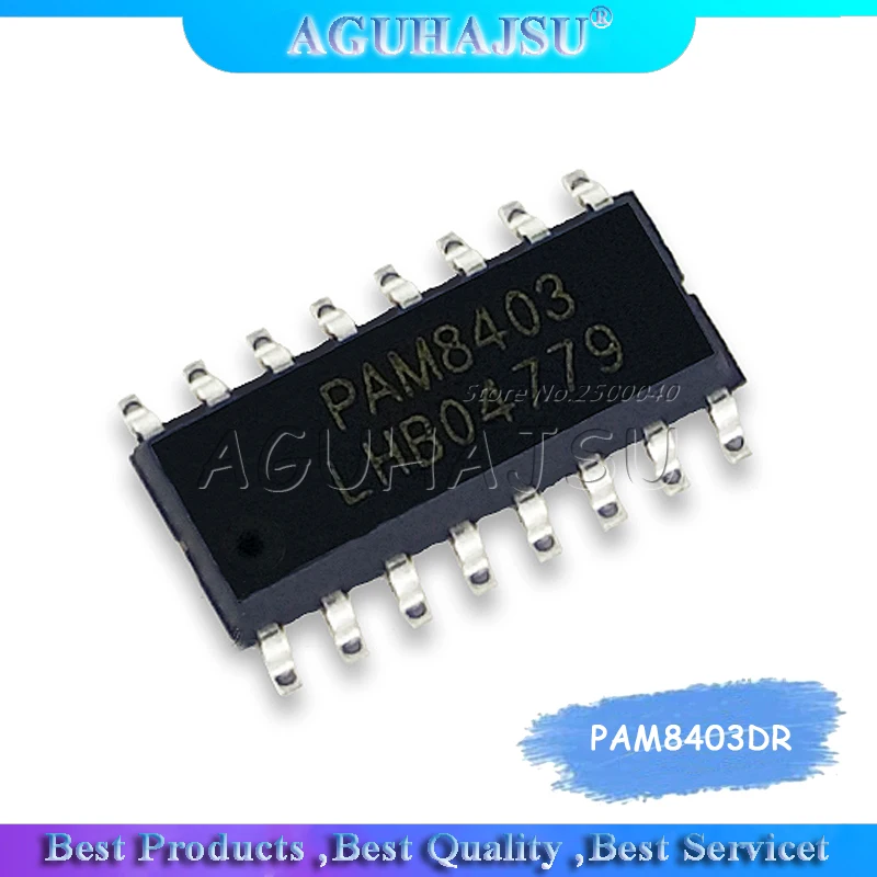 10pcs Pam8403dr Sop16 Pam8403 Stereo Audio Amplifier Ic Chip 100% New ...