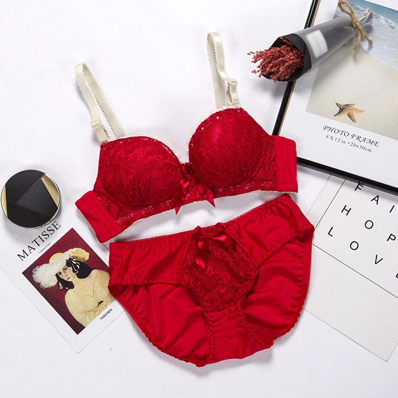 Ensemble de lingerie brillant pur, sous vêtements pour filles, couleur bonbon, mode japonaise ...