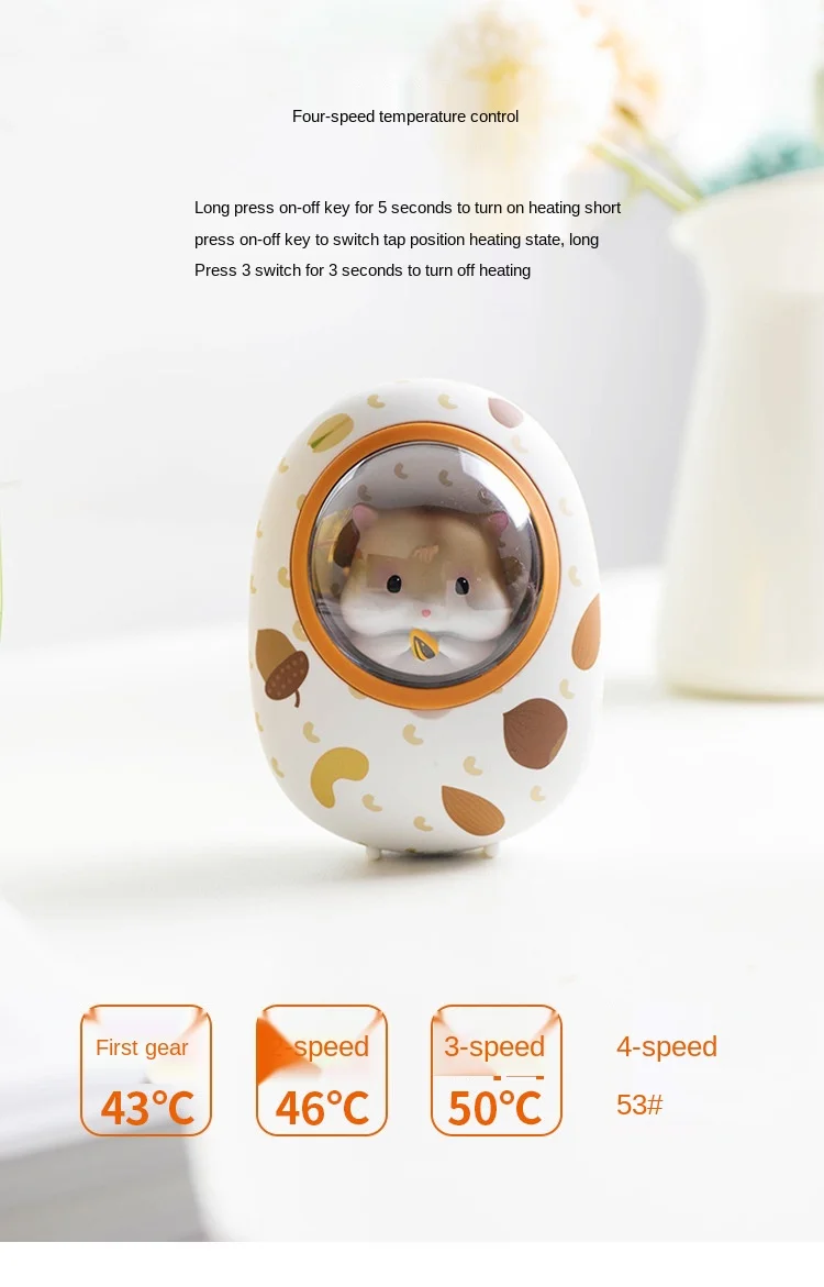 พาวเวอร์แบงค์ + มืออุ่น Butter Cat Hamster Capsule Hand Warmer ...