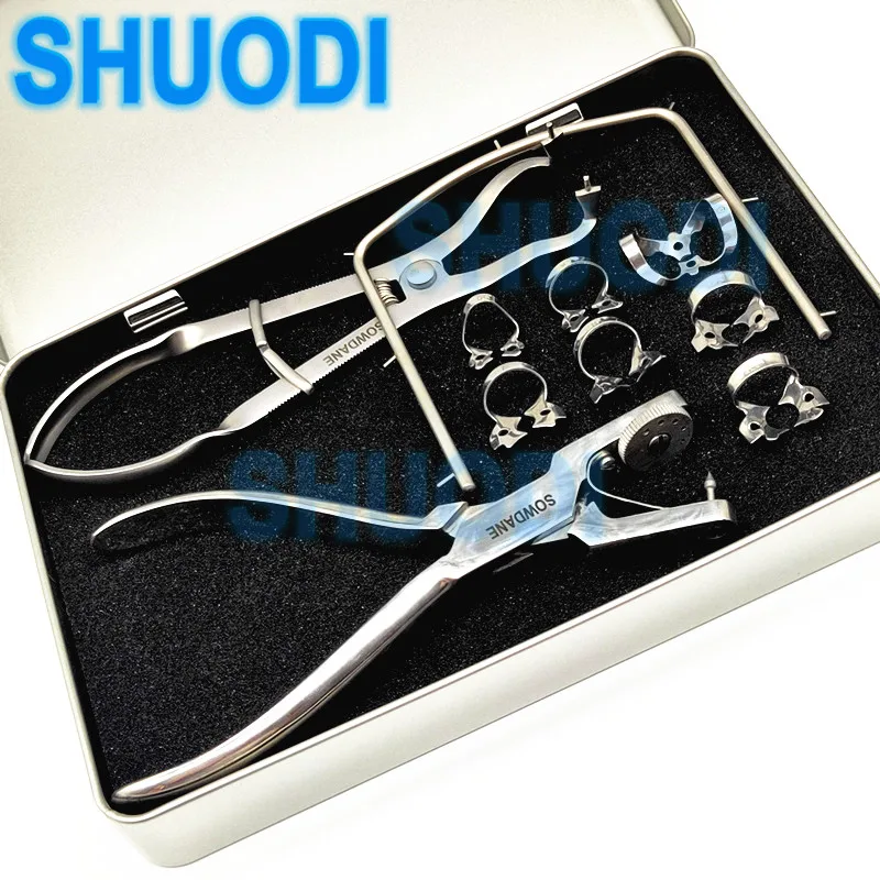 Rubber Dam Frame 21-Piece Rubber Dam Kit With Stainless Steel Clamps ...