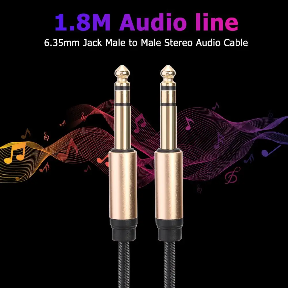 Guitar Instrument Cable 6.5 mm Male Jack to Male Audio Cable Oxygen ...
