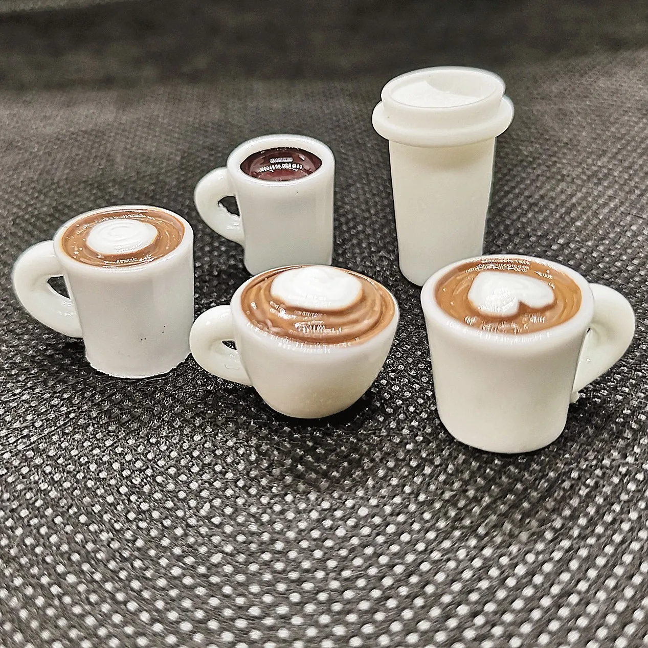 3D-Imitation-Coffee-Cup-Garrafa-Resina-Branca-Miniatura-Art-Supply-DIY ...