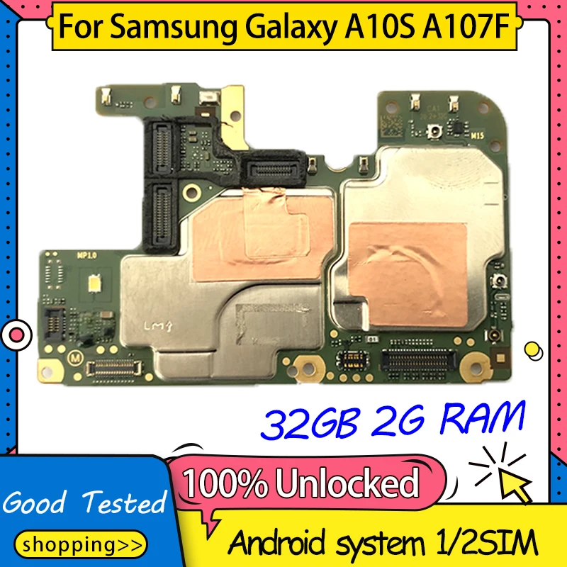 32GB For Samsung Galaxy A10S A107F Motherboard,Unlocked For Samsung ...