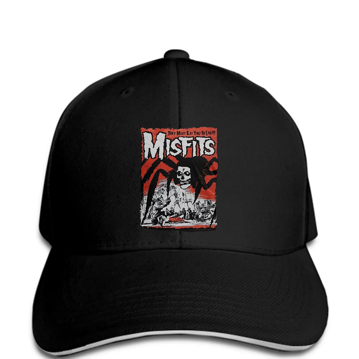 Baseball cap Misfits They Must Eat You Hat For Men Black|Men's Baseball ...