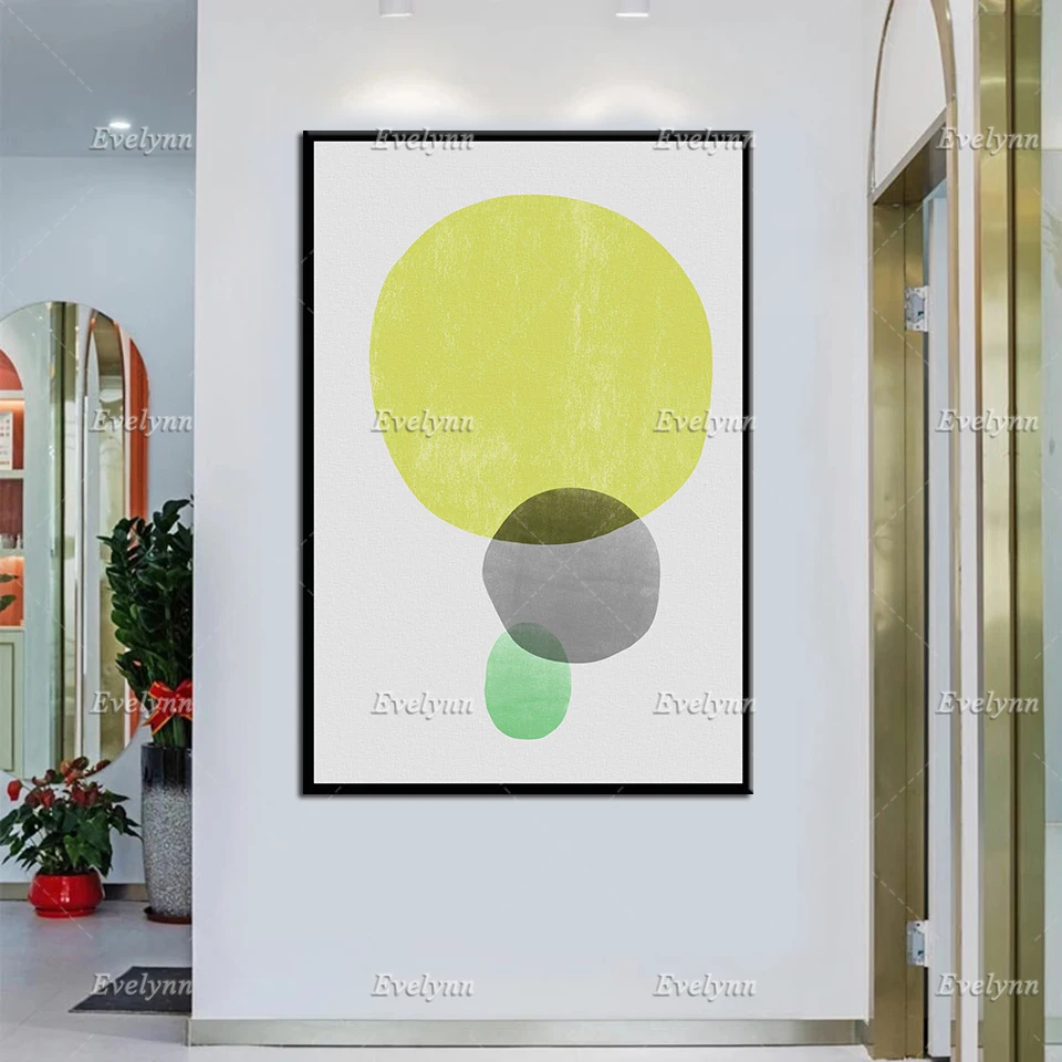Geometric Modern Art Circles