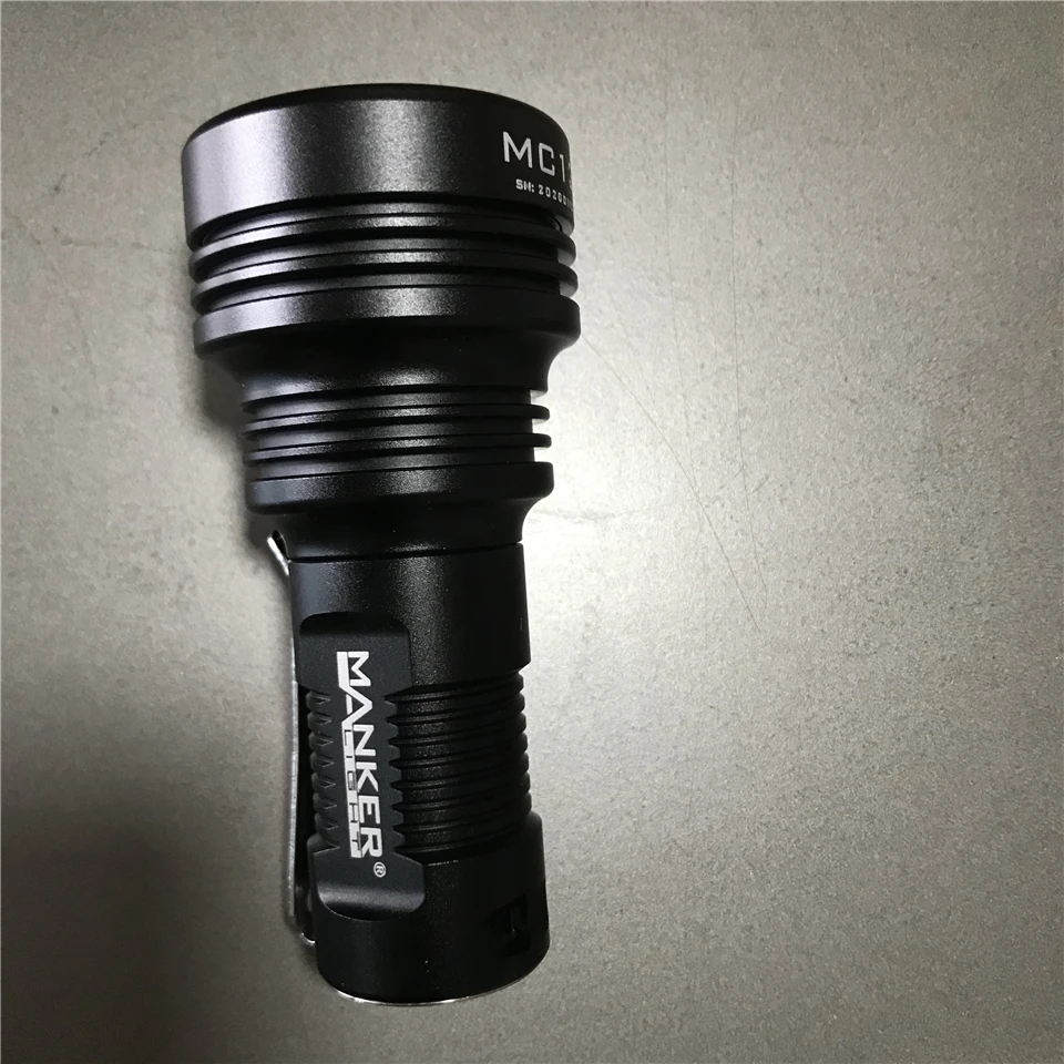 Unbox new Manker MC13- Pocket thrower - 18650 Flashlights ...